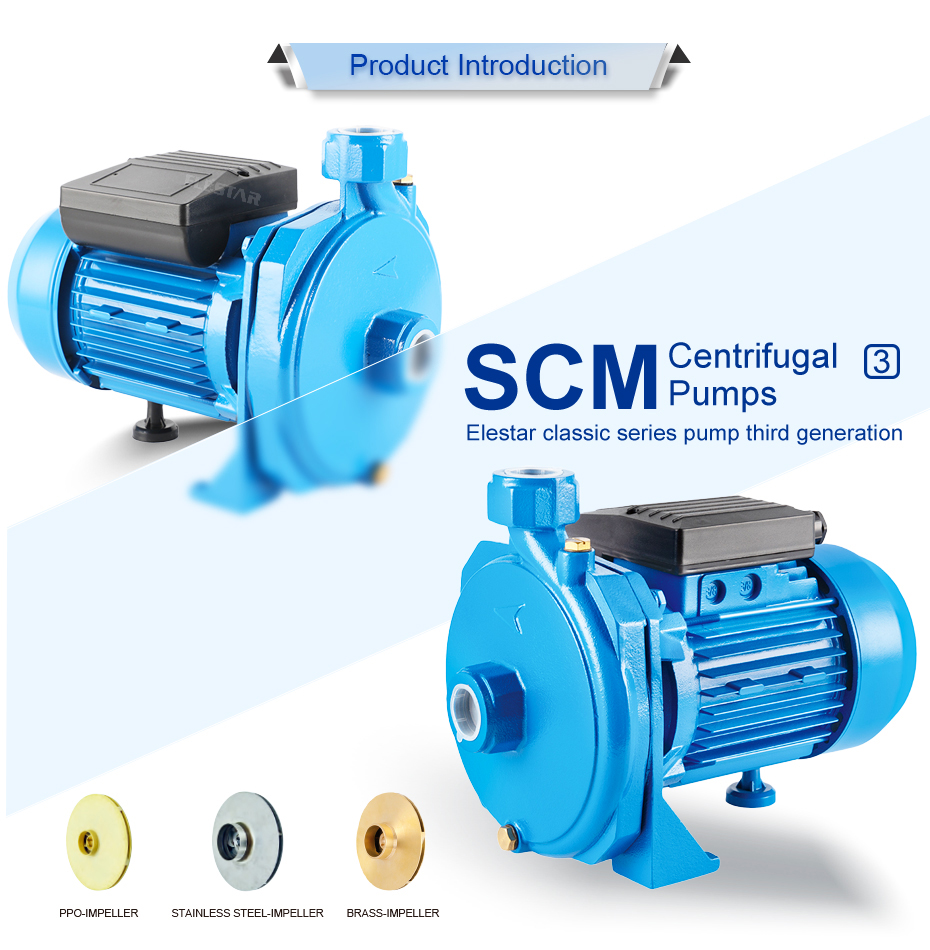 SCM Centrifugal Pump - Fujian Elestar Water Pumps - Your Trusted Partner in Water Solutions!