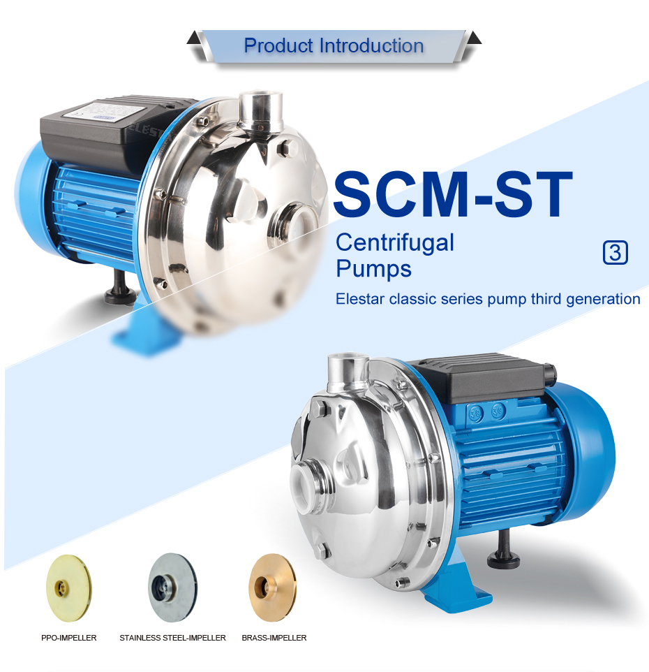 SCM-ST Centrifugal Water Pump - Elestar Pumps - Your Trusted Partner in ...