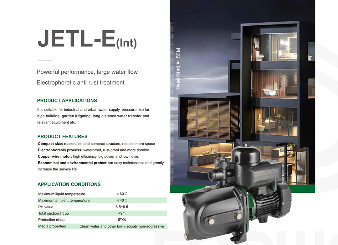 intelligent JetL-E JET Water pump - Fujian Elestar Water Pumps - Your ...